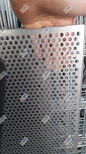 Plancha Perforada Perf 5mm Esp 1 Inoxidable 2x1 Mts - Todo Alambre