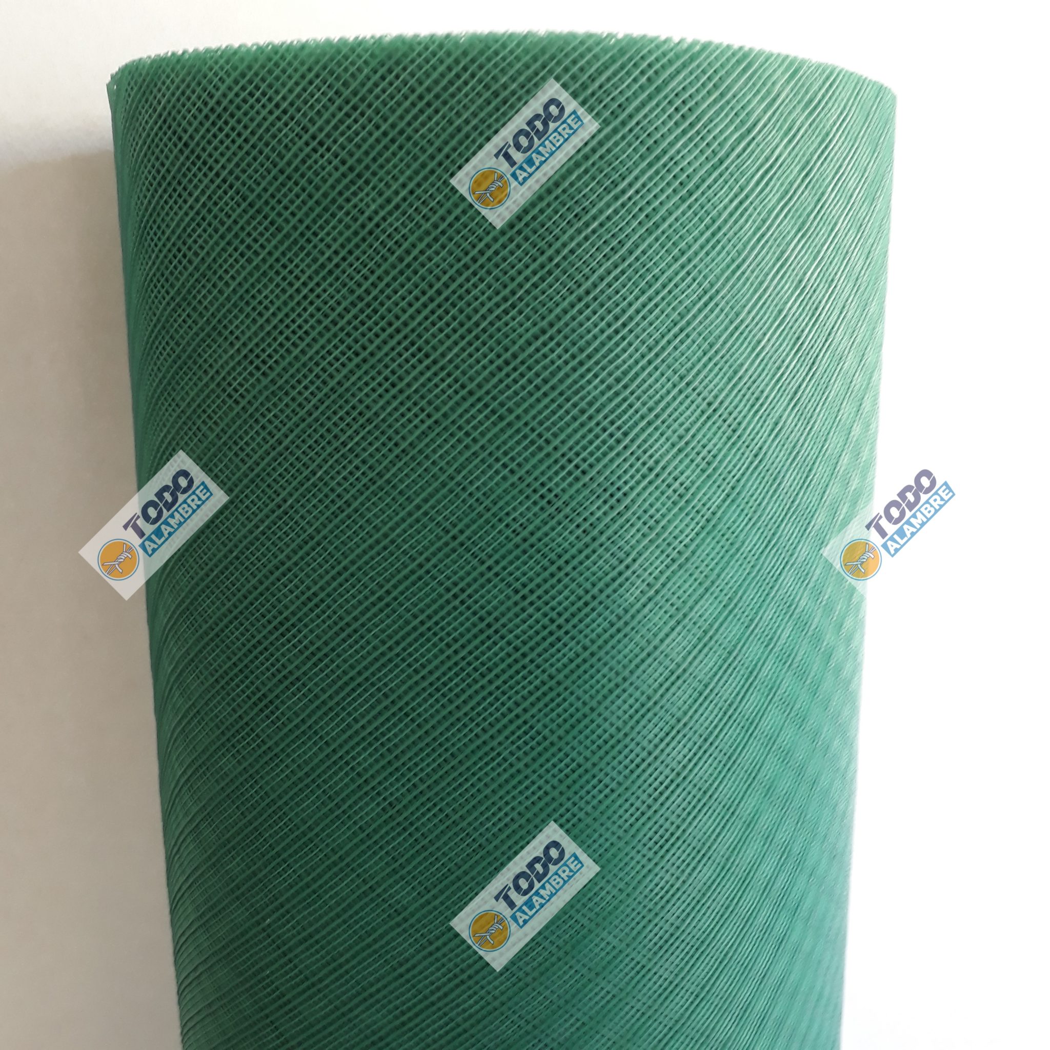 Malla Mosquitera-Plástico Obstruido Verde 1.2 mts de altura - Todo Alambre